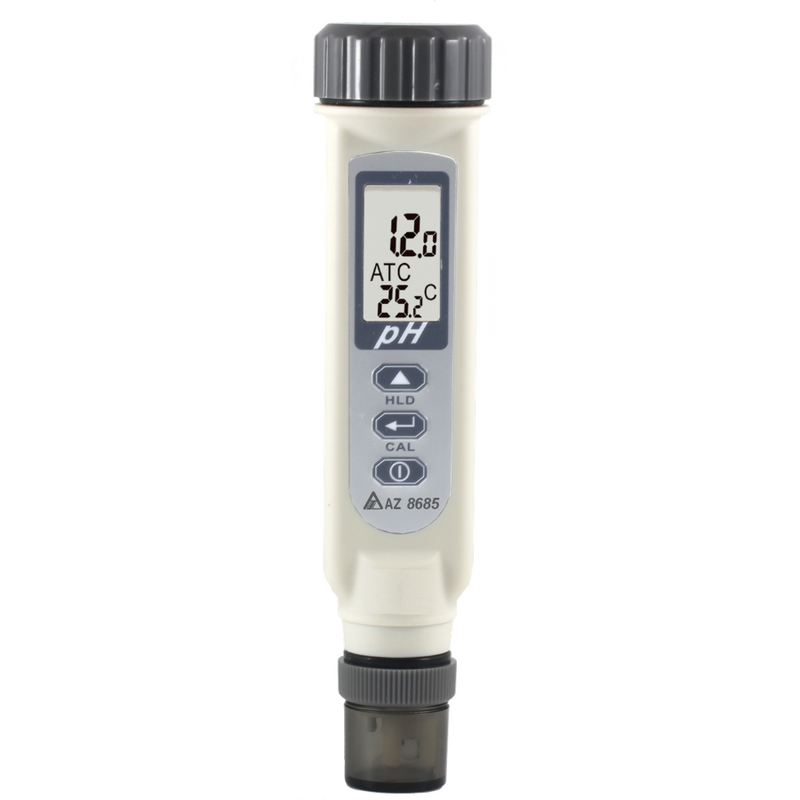 8685 Portable Waterproof pH Tester with ATC - AZ Instrument Corp. - AZ ...