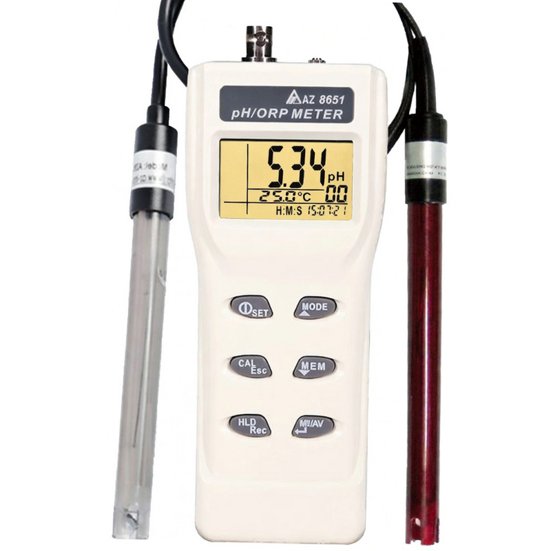 Professional pH and ORP Water Quality Meter (AZ 8651) | AZ Instrument ...