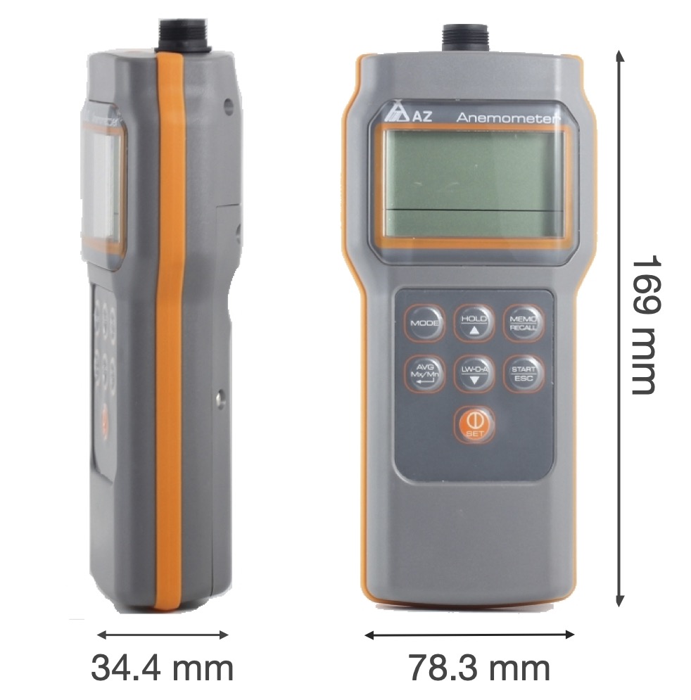 Temp. & RH Anemometer, 8905 AZ EB - AZ Instrument Corp.